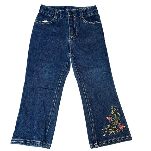 Disney | Bottoms | Disney Princess Vintage Embroidered Gold Floral ...